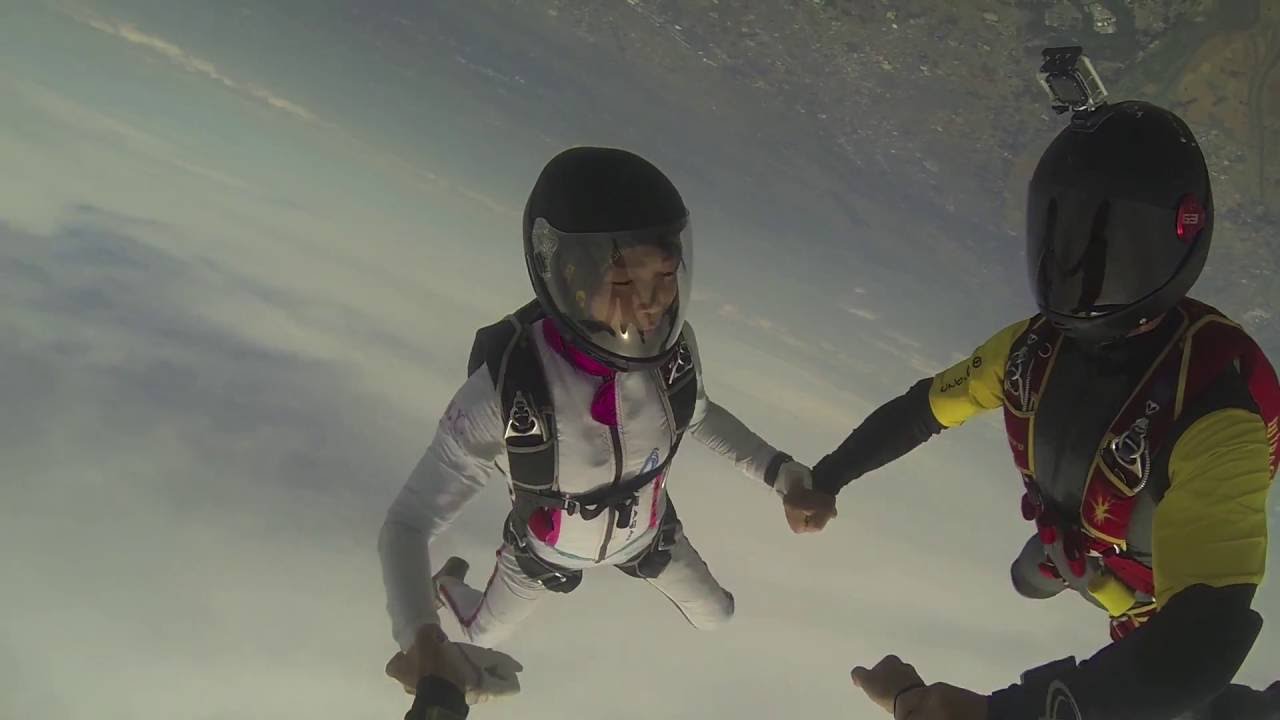 Tokyo skydiving club freefly@ June 11th 2016 - YouTube