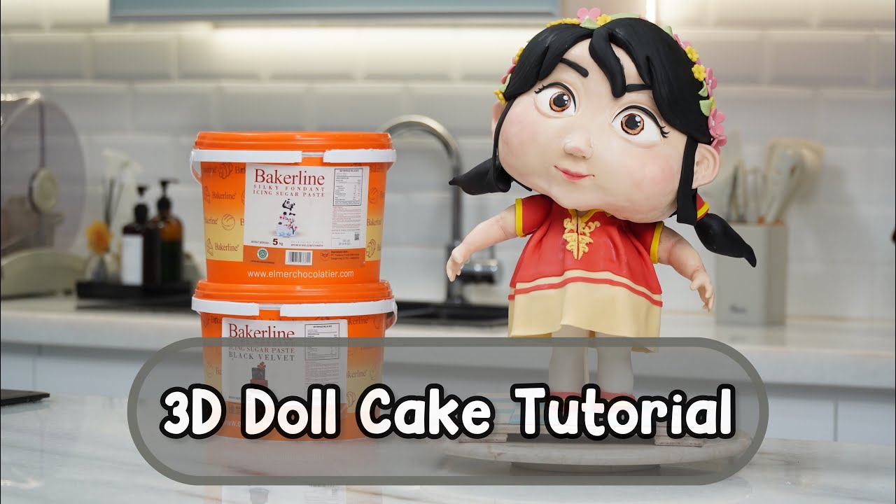3D Doll Cakes Tutorial - YouTube