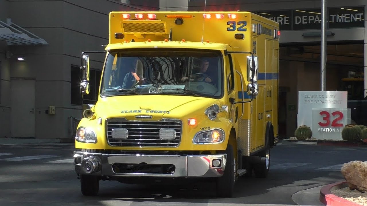 Clark County Fire Dept. Rescue 32 Responding - YouTube