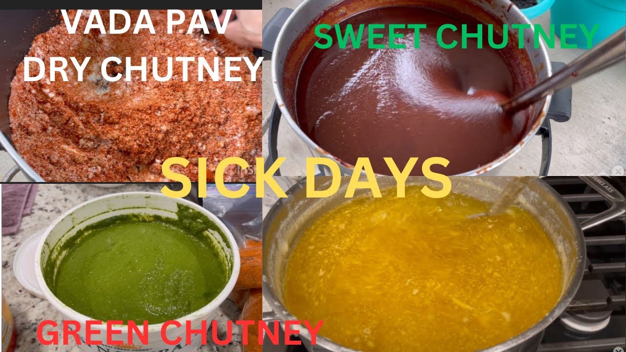 Sick days | Need immune | Vada Pav chutney, Sweet chutney, Green ...