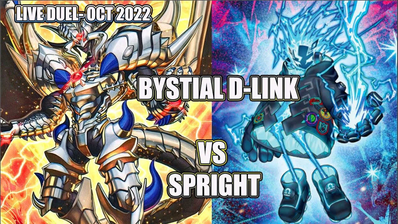 YUGIOH DUEL Bystial D Link VS Spright - YouTube