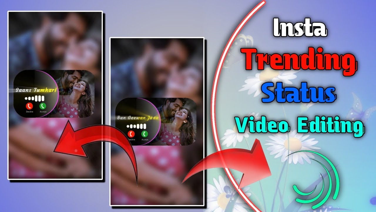 New Style Insta Trending Hindi Song Status Video Editing | Alight ...