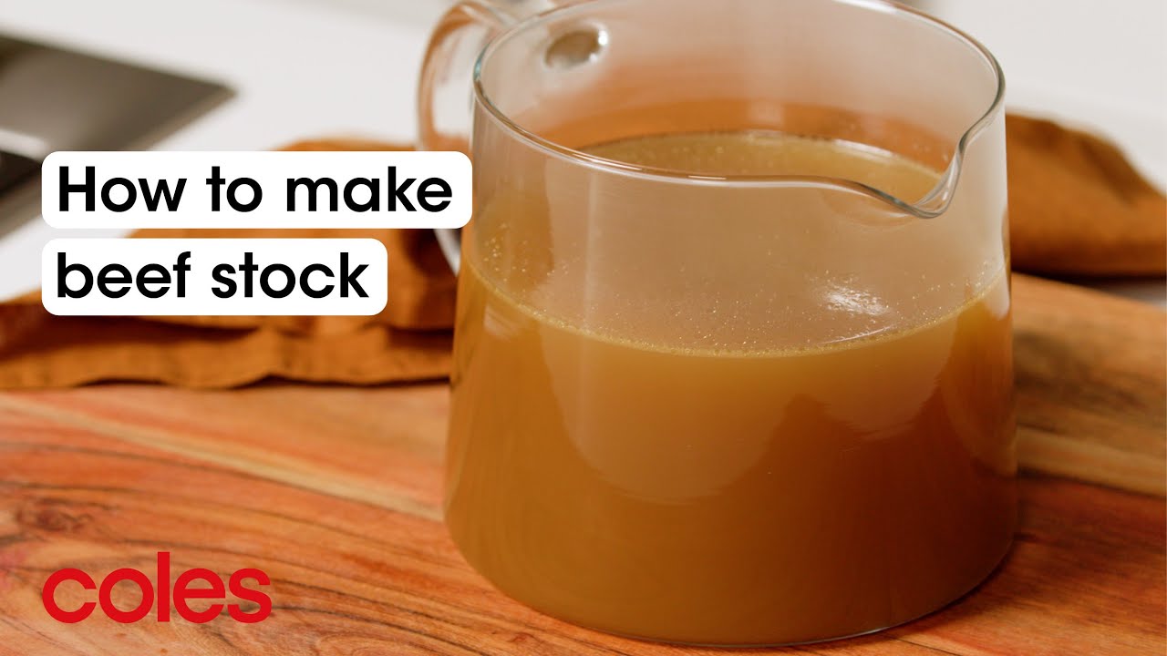 How to make beef stock | Back to Basics | Coles - YouTube