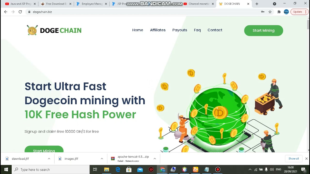 FREE Doge cloud mining site without investment earn 5 doge per day ...