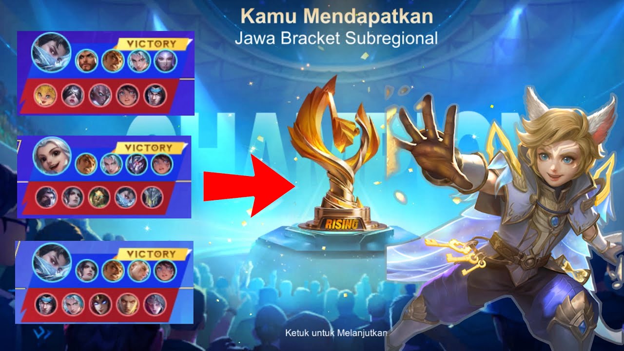 CHAMPIONSHIP MLBB RISING OPEN BRACKET SUB REGIONAL , FINAL MATCH ...