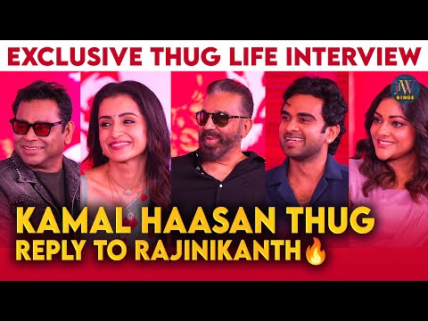 Kamal Haasan Thug Reply to Rajinikanth 🔥💯 | Exclusive Thug Life Interview | VJ Ramya | JFW Binge