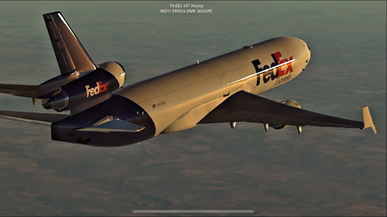 [expert server] FedEx MD11 FDX457 | PHNL-KMEM! *bouncy landing* - YouTube
