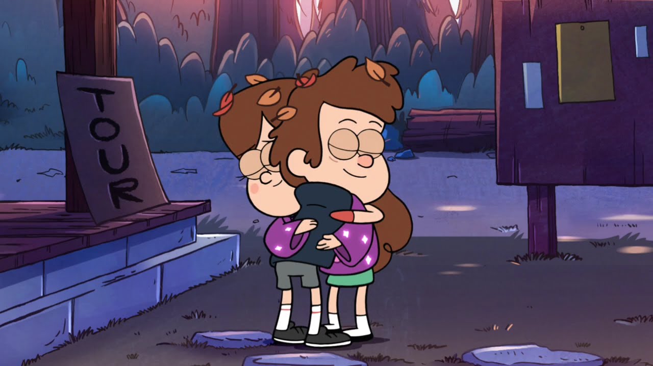 Awkward Sibling Hug (Gravity Falls) - YouTube