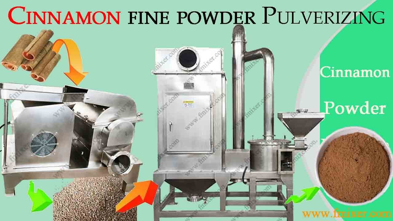 Cinnamon Pulverizer Machine for grinding spices into powder production ...