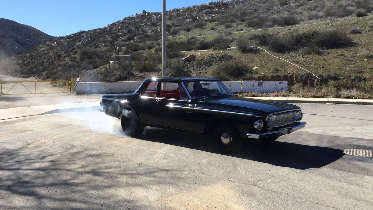 62 Max Wedge Dodge Dart Burnout - YouTube