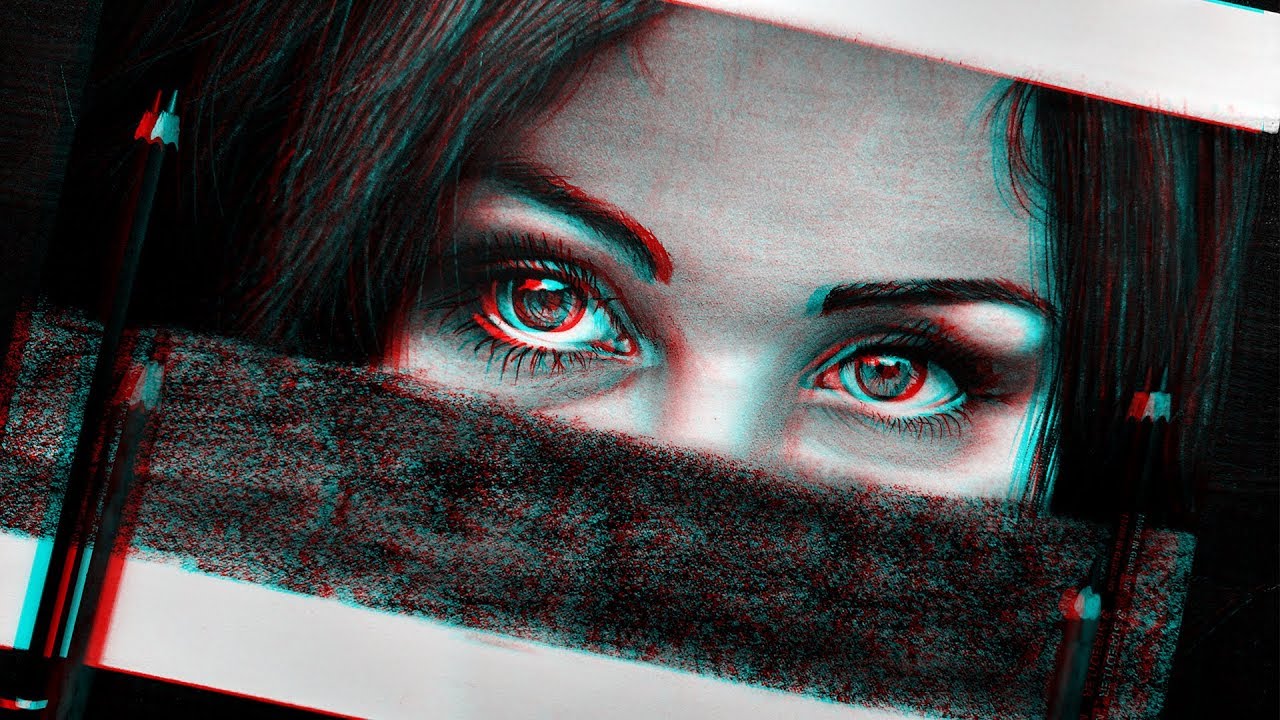 Charcoal Portrait - Eyes See You Drawing Time-lapse - YouTube