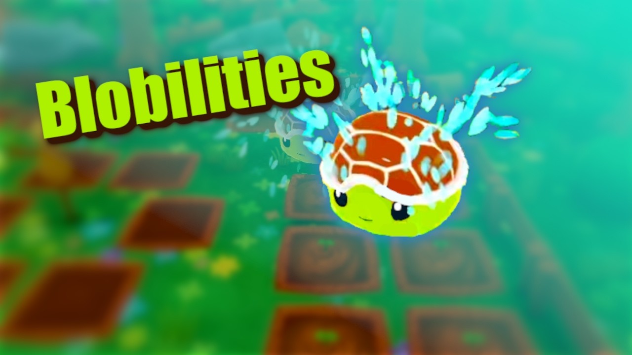 Using Blob Abilities Around Farm in Ova Magica | Turtle, Bat, Lotus ...