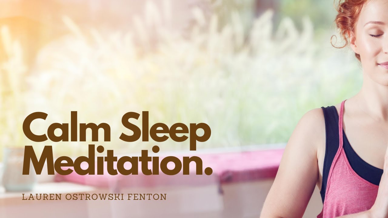Calming Sleep Guided Sleep Meditation Female Voice Only Youtube