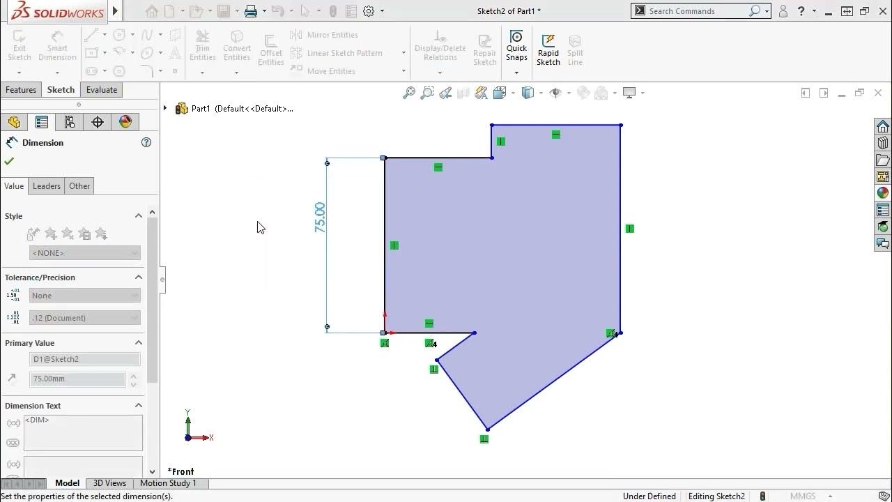 Solidworks Tutorial 1 Introduction to Sketching - YouTube