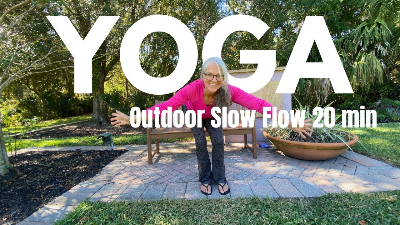 Outdoor Slow Flow Yoga: Connect with nature (and have fun!) - YouTube