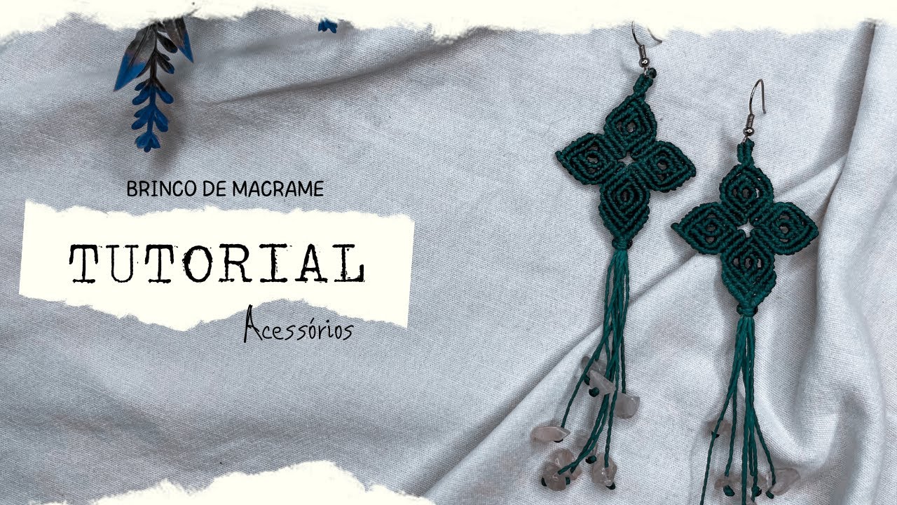 BRINCO DE MACRAME - TUTORIAL PASSO À PASSO | VIAJ’ARTE TUTORIAIS - YouTube