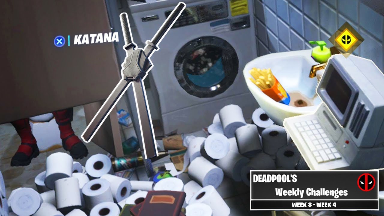 HOW TO GET FREE DEADPOOL BACKBLING IN FORTNITE! (WEEK 3 DEADPOOL) - YouTube