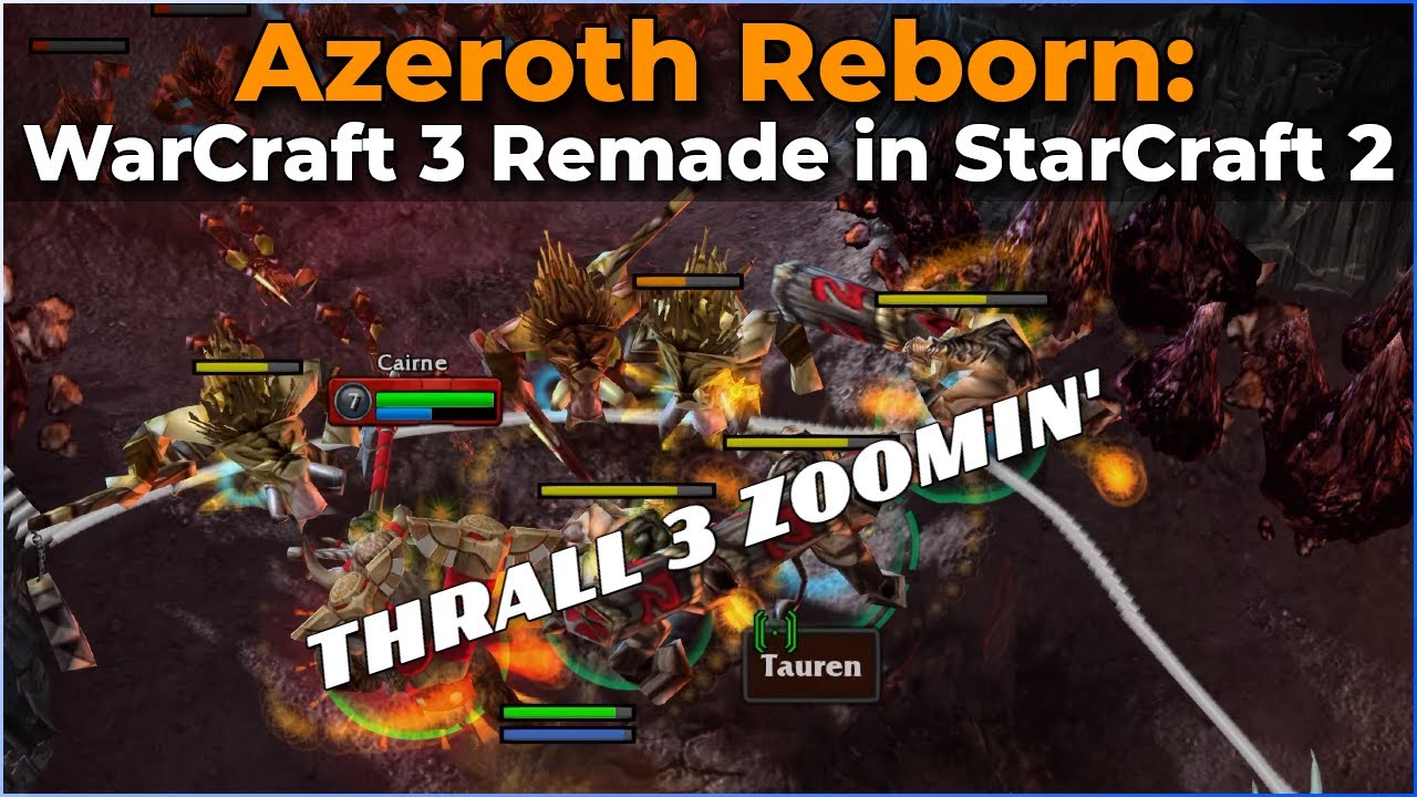 Fastest Speed Is Crazy! - Azeroth Reborn (Wc3 Remade in SC2) - Orc ...