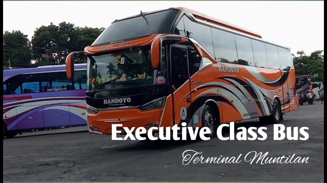 Executive Class Bus At The Muntilan Terminal - YouTube