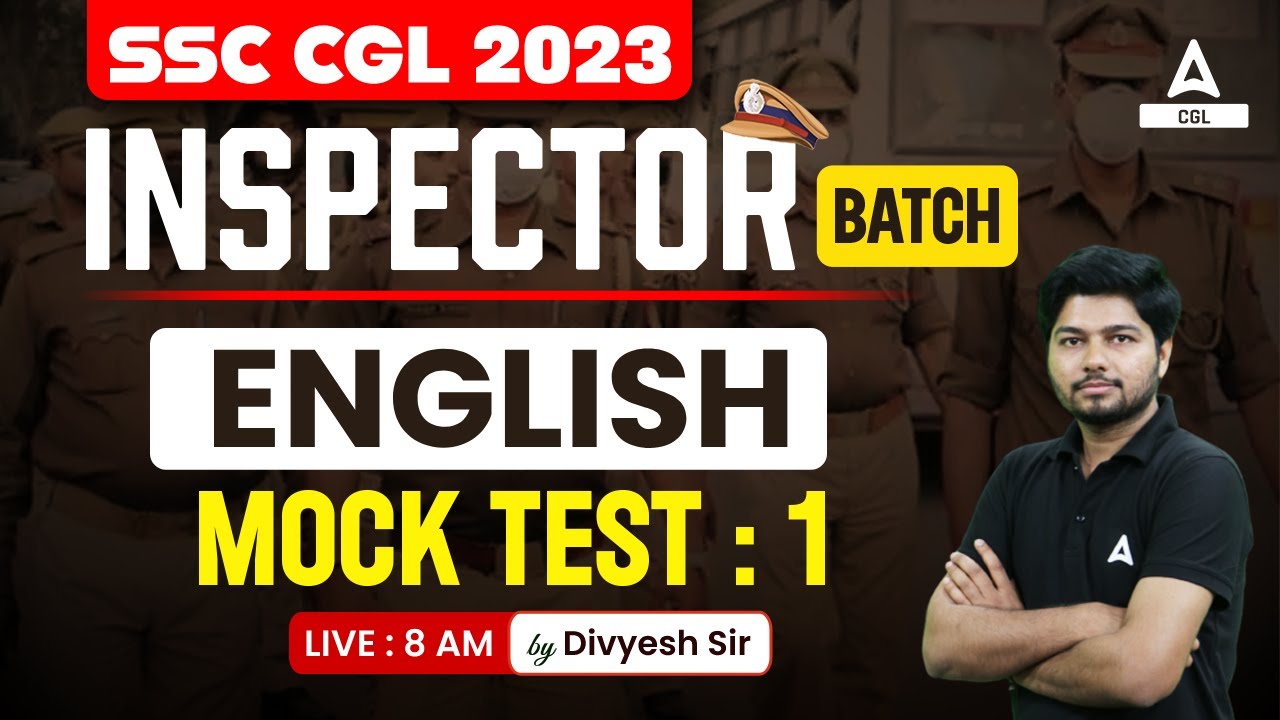 SSC CGL 2023 | SSC CGL English Classes | Mock Test 1 | English by ...