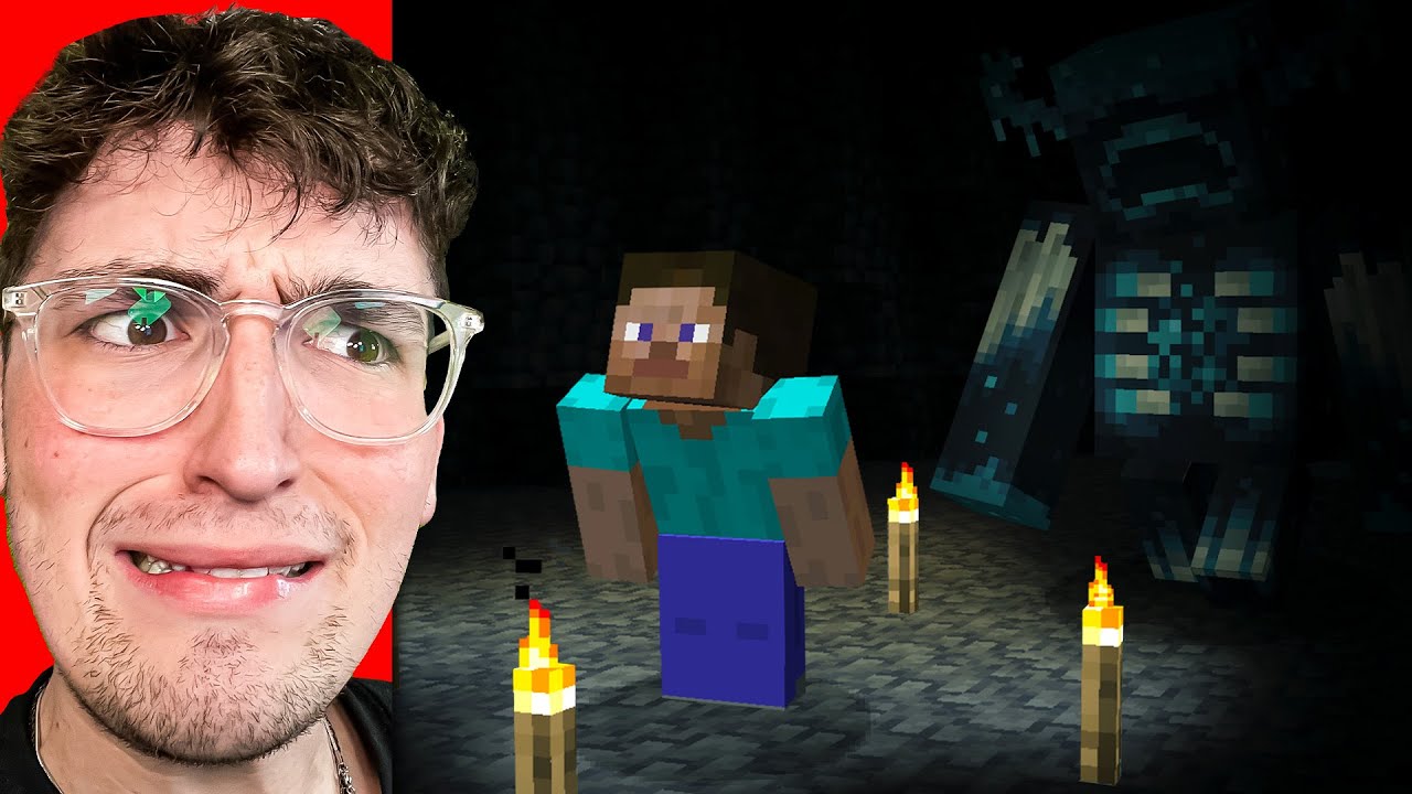 Surviving in Minecraft SCARY Deep Dark - YouTube