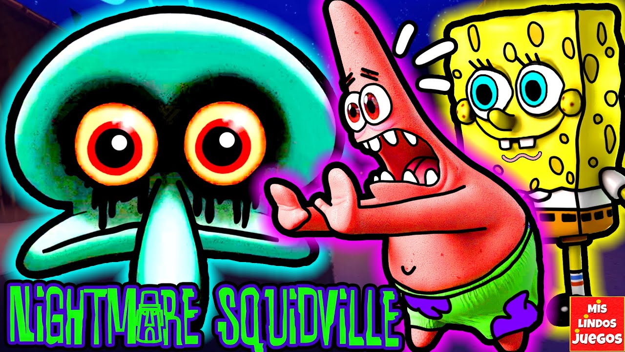 CALAMARDO.EXE | Bob Esponja y Patricio ESCAPAN de Ciudad Calamardo ...