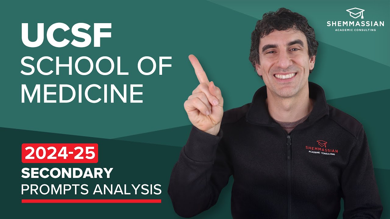 Watch me analyze every UCSF SOM secondary essay prompt - YouTube
