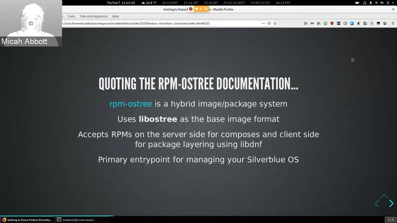 Fedora Classroom Getting to Know Silverblue - YouTube