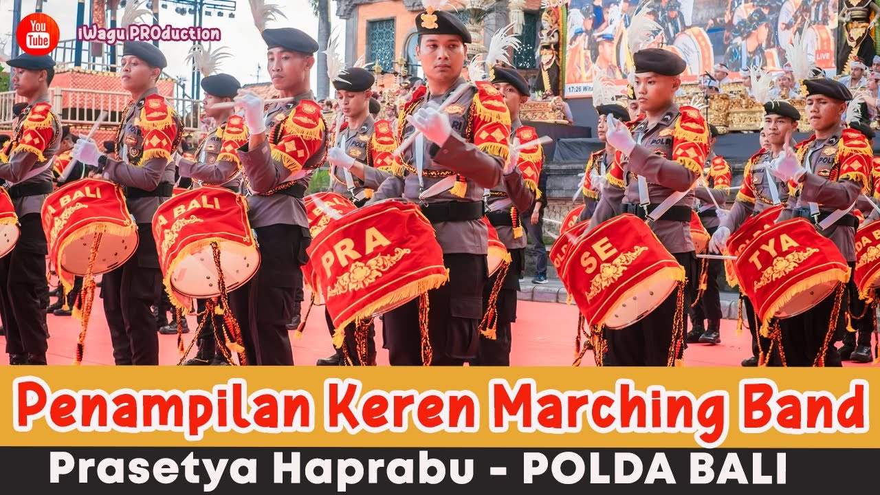 PENAMPILAN KEREN DI PANGGUNG Marching Band "Prasetya Haprabu" POLDA ...