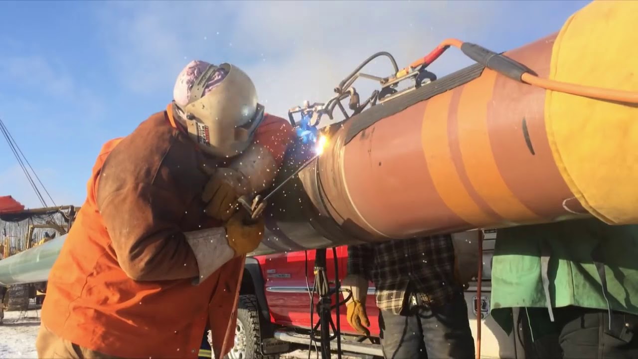 STACKING IRON - 16 Inch Fill Pass - Pipeline Welding - YouTube