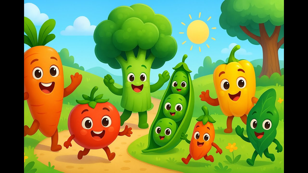 🥦 The Super Veggies – A Fun & Healthy Song for Kids! 🥕🎶 - YouTube