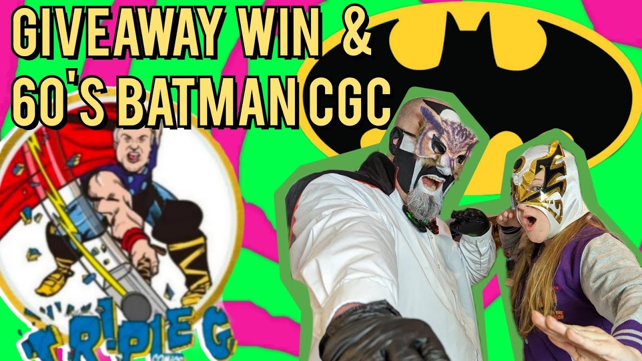 Triple G Comics Monthly Giveaway Win and 1960's Batman CGC Unboxing ...