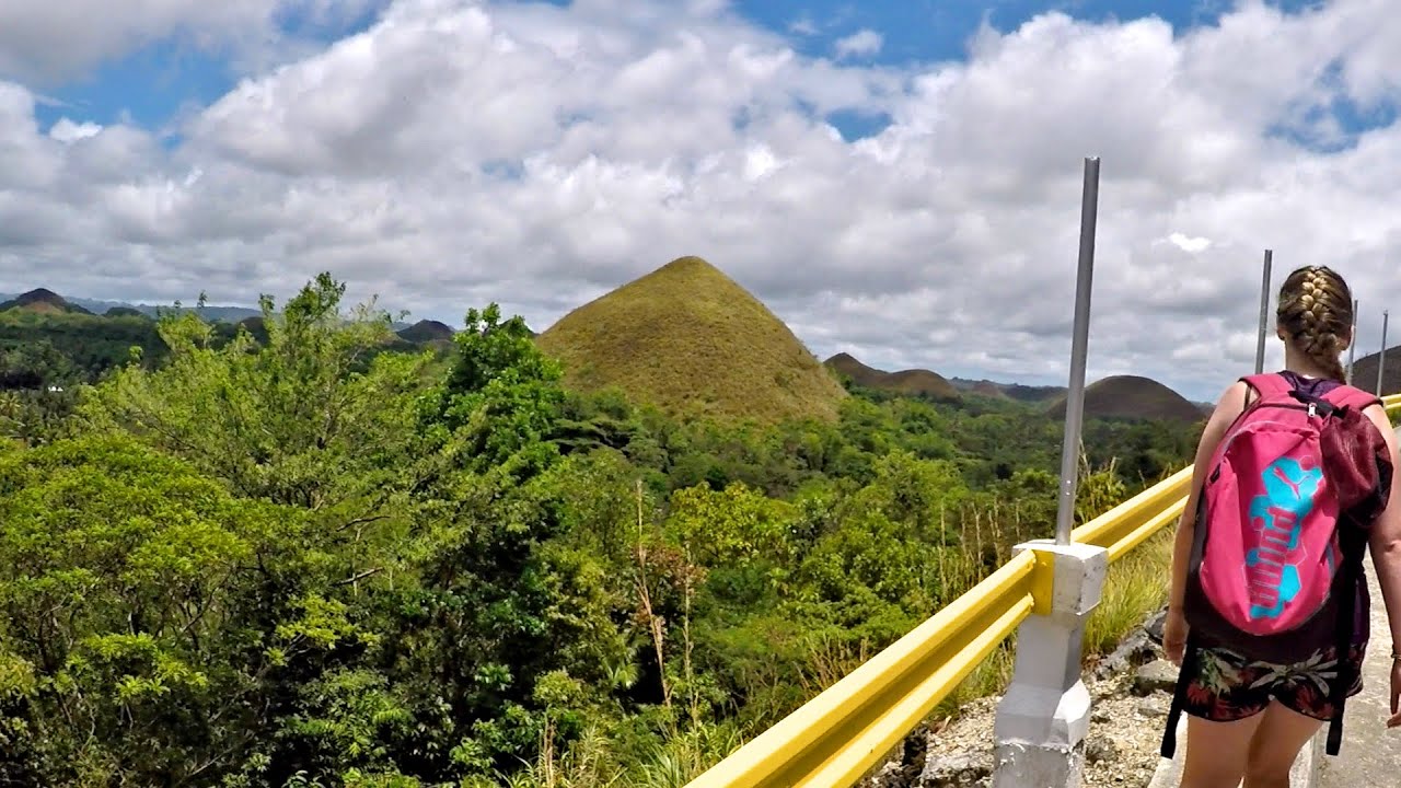CHOCOLATE MOUNTAINS IN BOHOL PHILIPPINES - YouTube