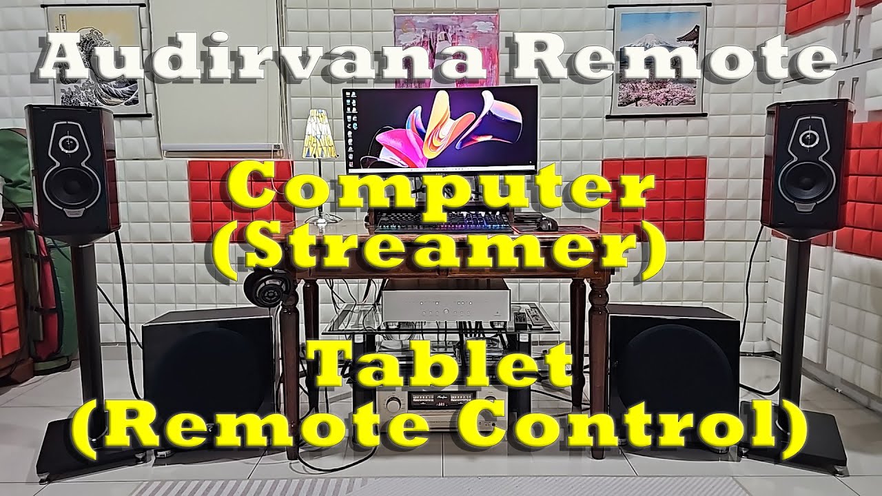 Audirvana Remote on Samsung Tablet (Tablet = Remote Control, Computer ...