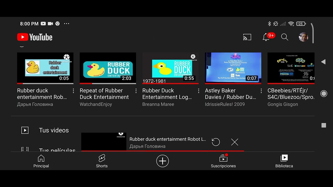 rubber duck entertainment logo history - YouTube