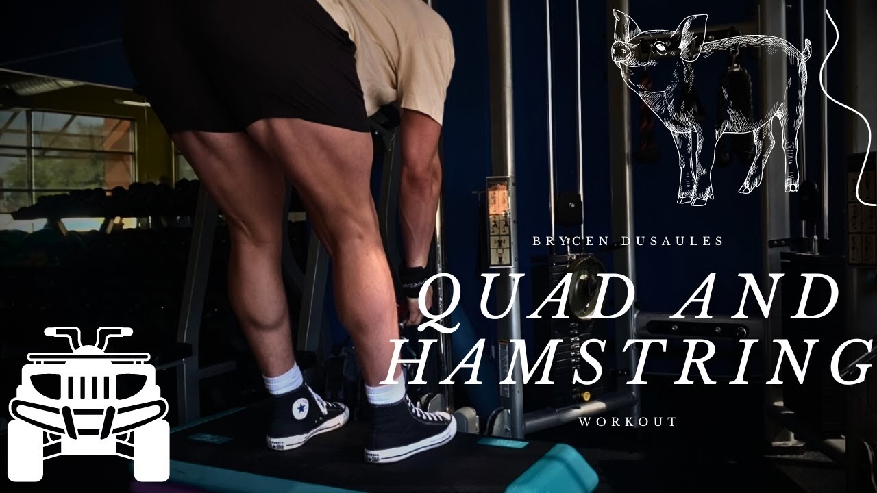 Full quad and hamstring workout | 10 weeks out | OCB natural kingdom ...
