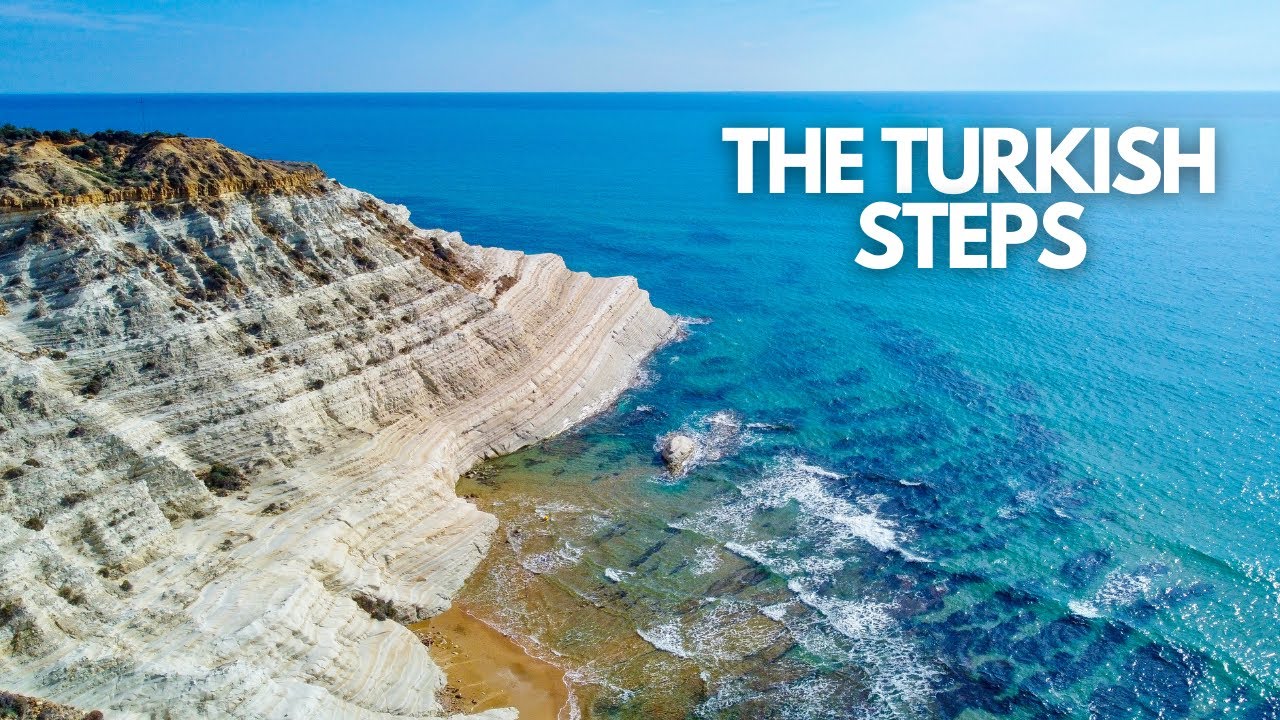 The Turkish Steps in Agrigento, Sicily! (Scala dei Turchi) - YouTube