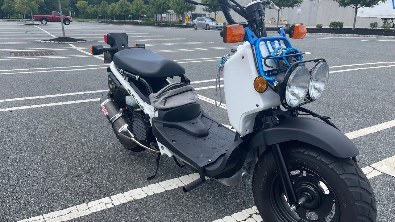 Affordable Honda ruckus mods - YouTube