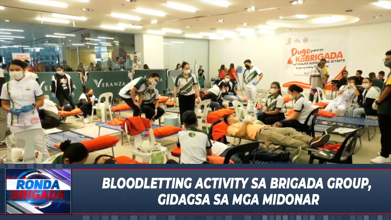 Bloodletting activity sa Brigada Group, gidagsa sa mga midonar! - YouTube