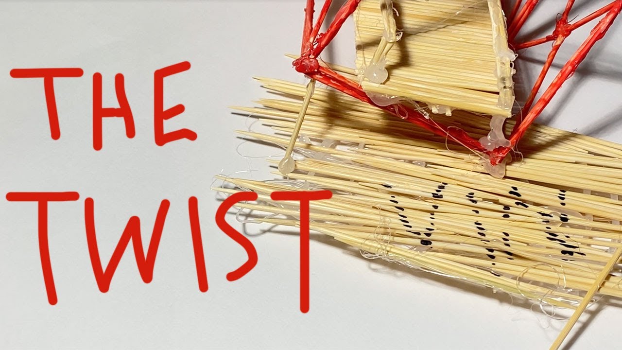 I Build "The Twist" Bridge out of Toothpicks - YouTube