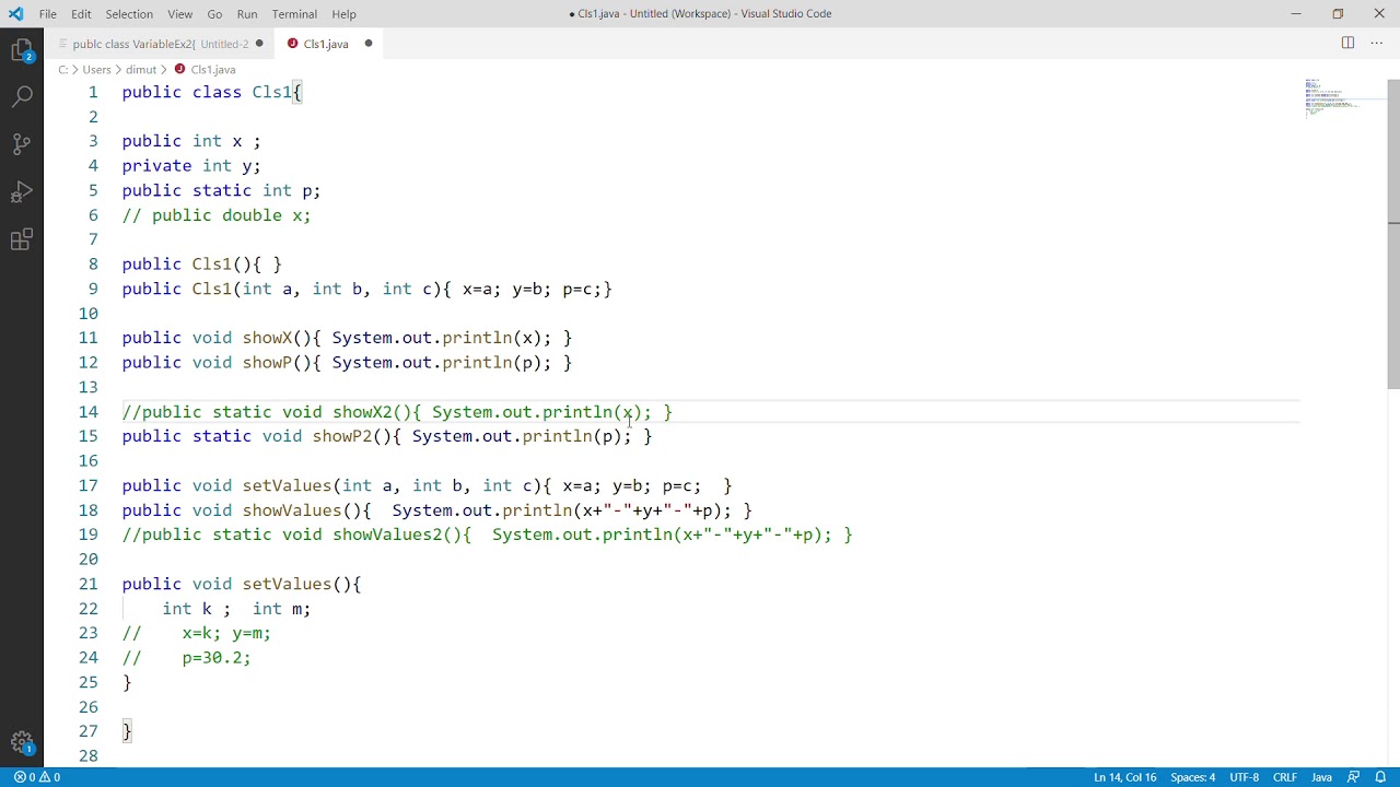 Bit Sem 1 Programming Java Lesson 3 Data Types And Variables Part