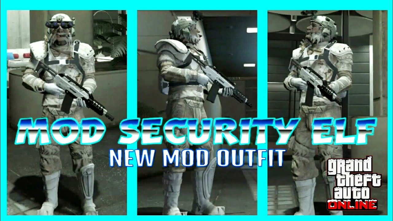 **MODDED OUTFIT** SECURITY ELF NEW MOD OUTFIT / ARENA WAR NEW DLC / GTA ...