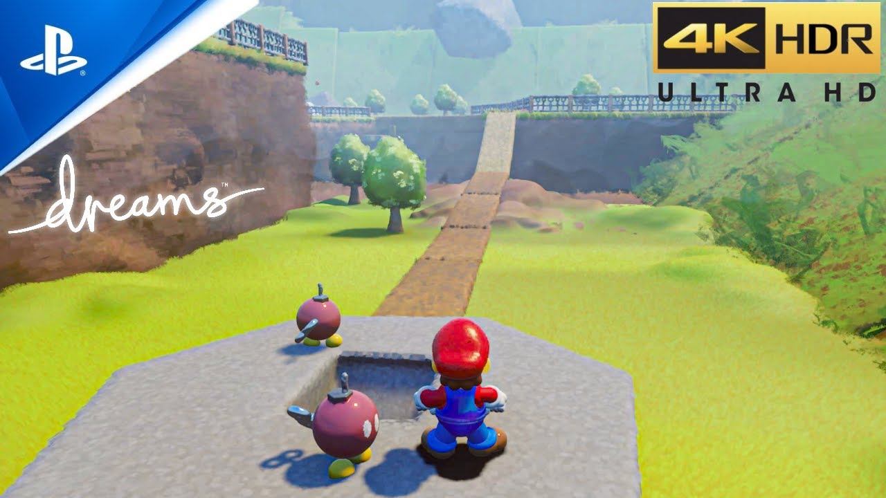 Super Mario 64 Recriado no Dreams [PS5] 4K HDR 60FPS - PlayStation 5 ...