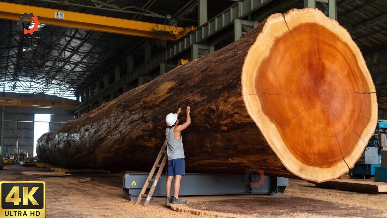 The Art of Transforming Giant Wood into Tables Using Incredible ...