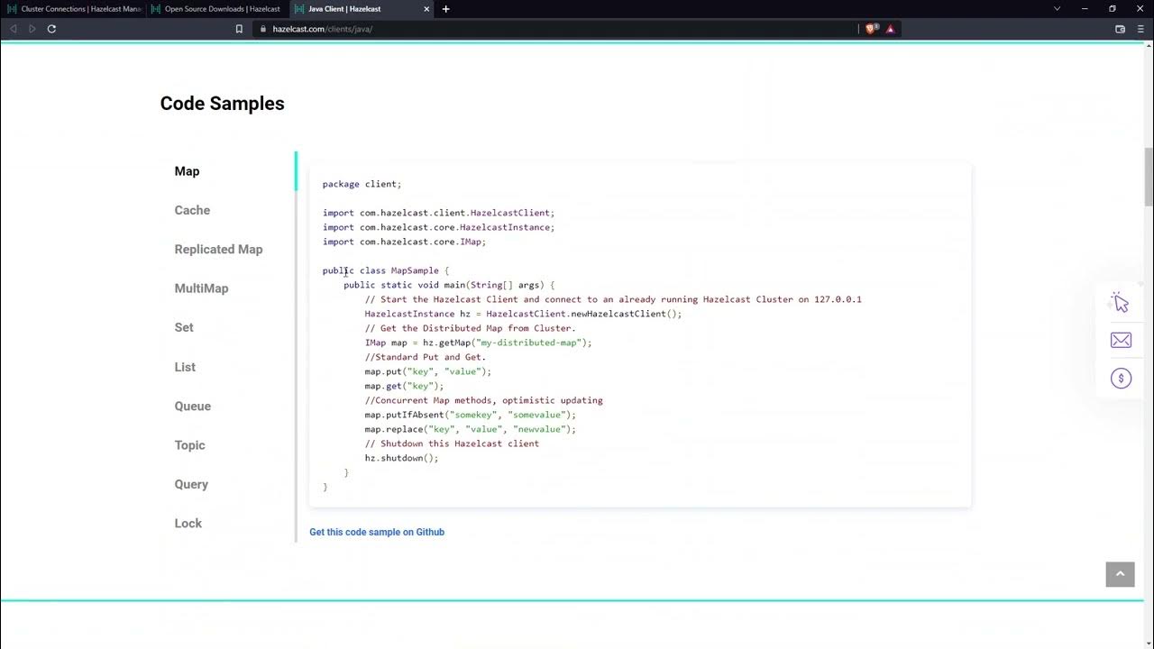 2. Hazelcast java client - YouTube
