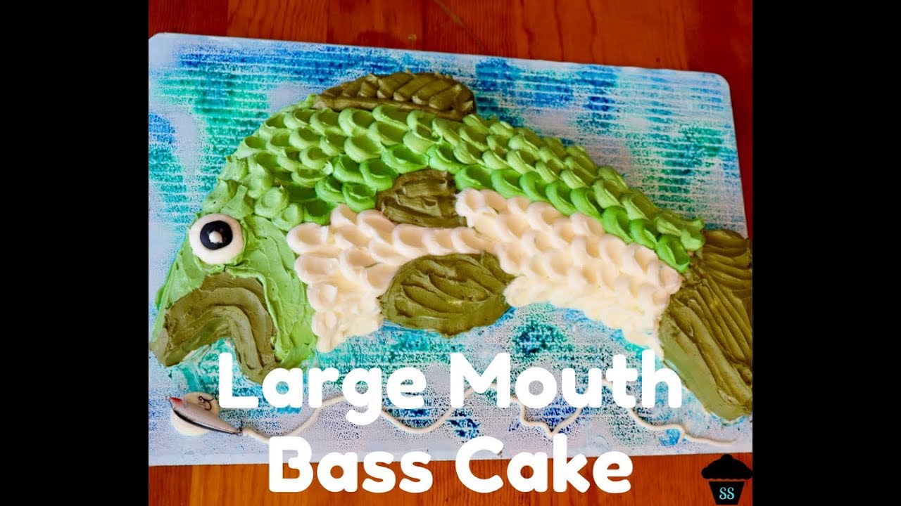 Large Mouth Bass Cake - YouTube