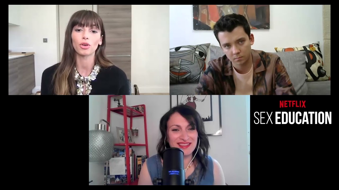 Asa Butterfield (Otis) & Mimi Keene (Ruby) Talk Sex Education Season 3 - YouTube