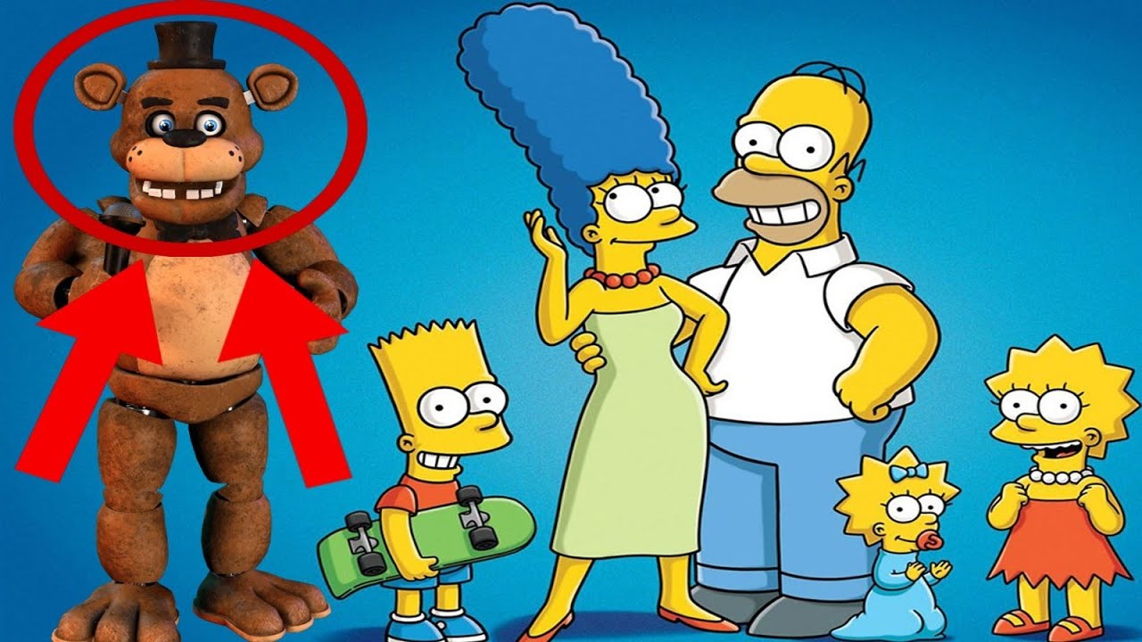 Freddy Fazbear in The Simpsons! - YouTube