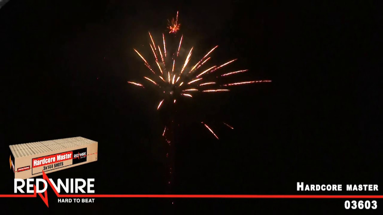 03603 Hardcore Master RedWire Fireworks Xena Vuurwerk - YouTube