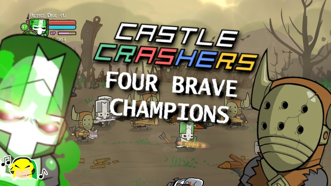 Four Brave Champions but it's an EPIC ORCHESTRA - Castle Crashers - YouTube